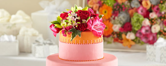 Wedding cake floral décor from Bonnie Flower Shop Inc–Bonnie Flower ...